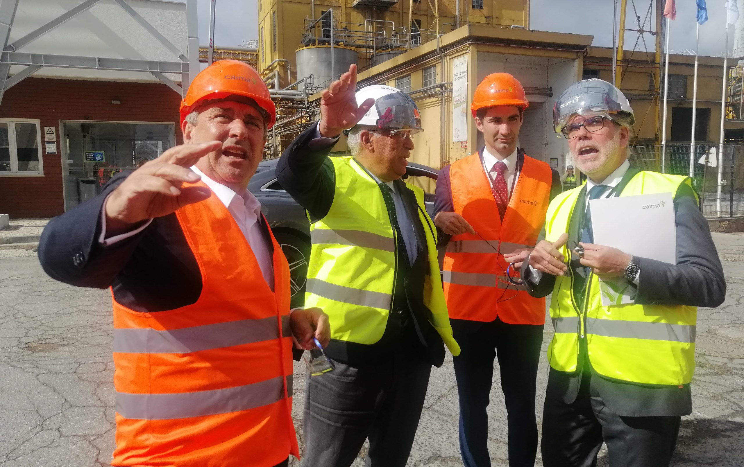 António Costa foi a Constância conhecer projeto 'Caima Go Green' (c ...